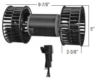 Blower Motor - Blower Assembly 12V (1001057) - AC Parts Warehouse
