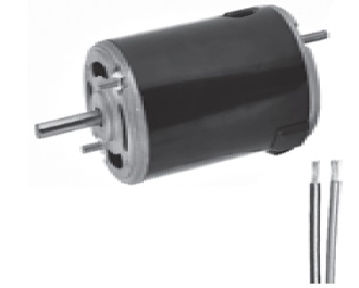 BLOWER MOTOR 5/16" SHAFT DIAMETER,REV, 1 Speed, 12V (1001209) - AC ...