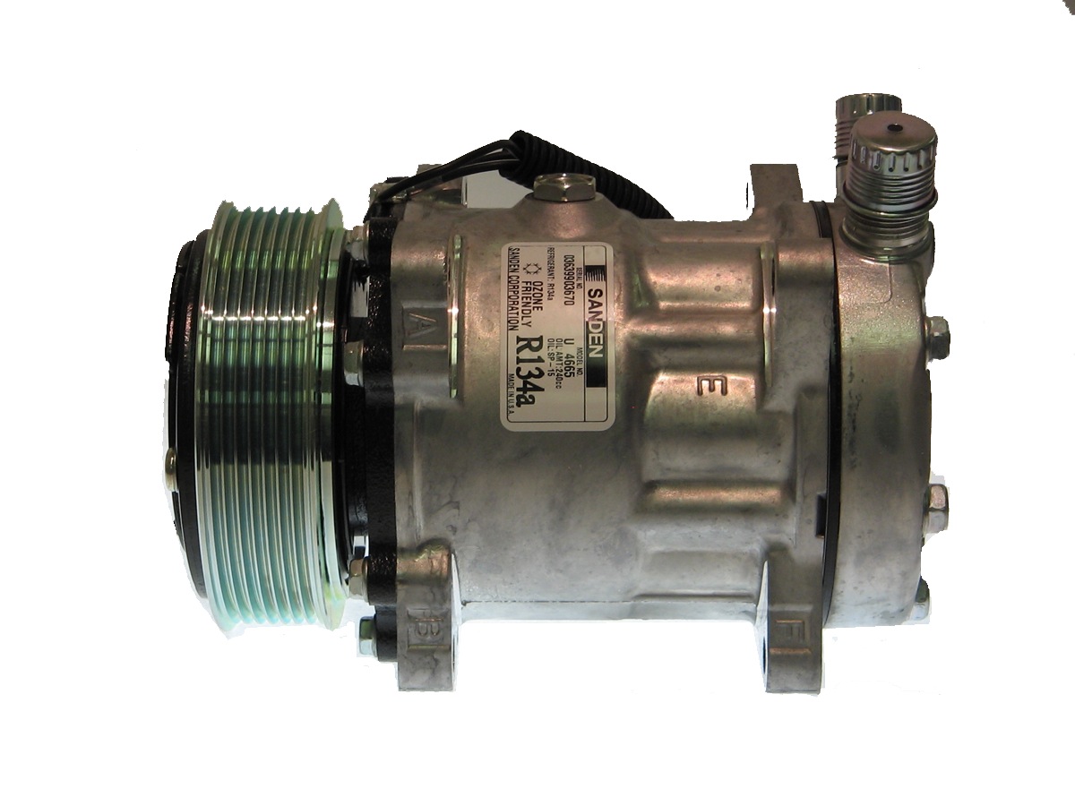 NEW Original Sanden Compressor 4665 (1101234) - AC Parts Warehouse