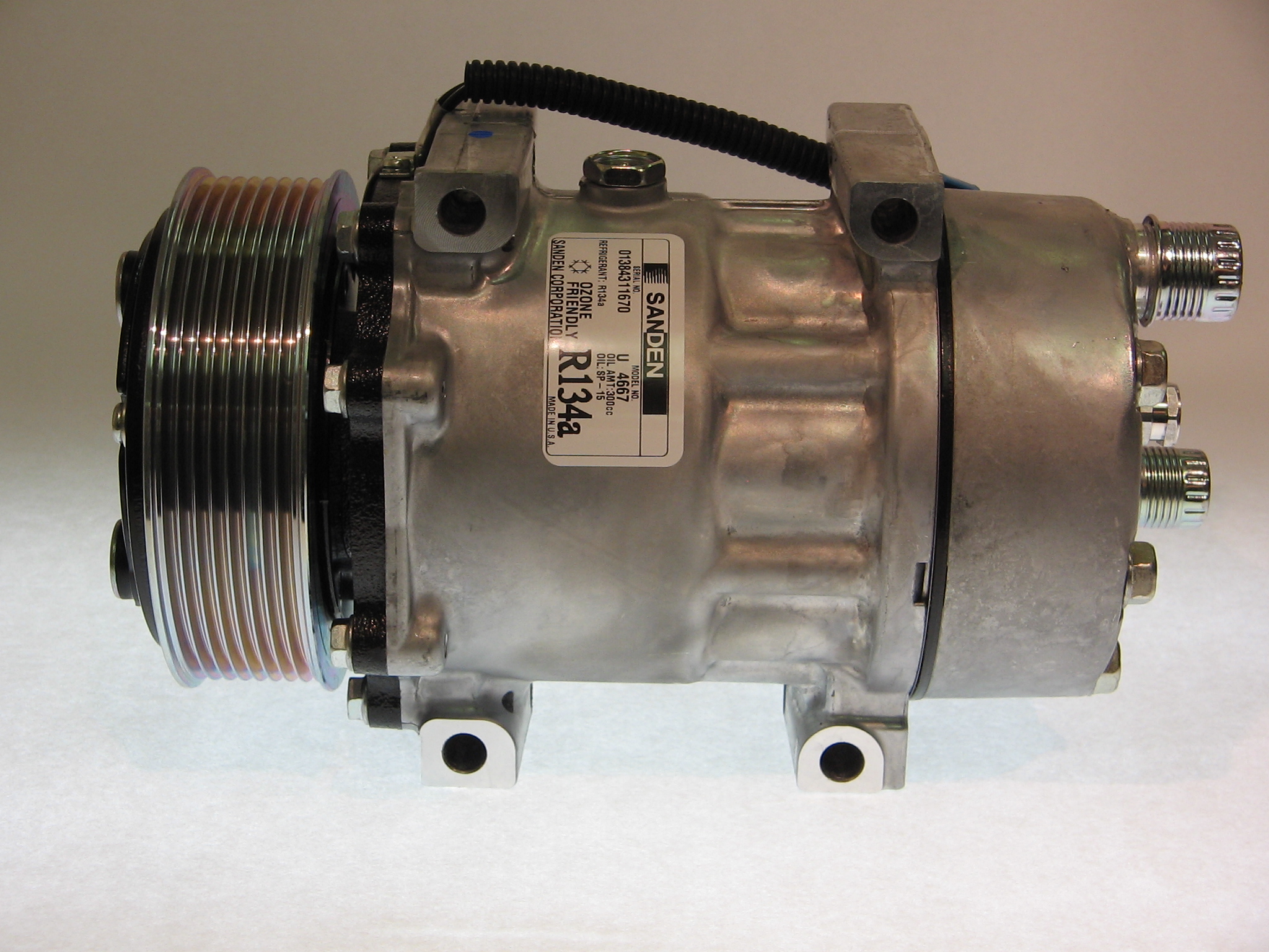 NEW Original Sanden Compressor 4667 (1101236) - AC Parts Warehouse