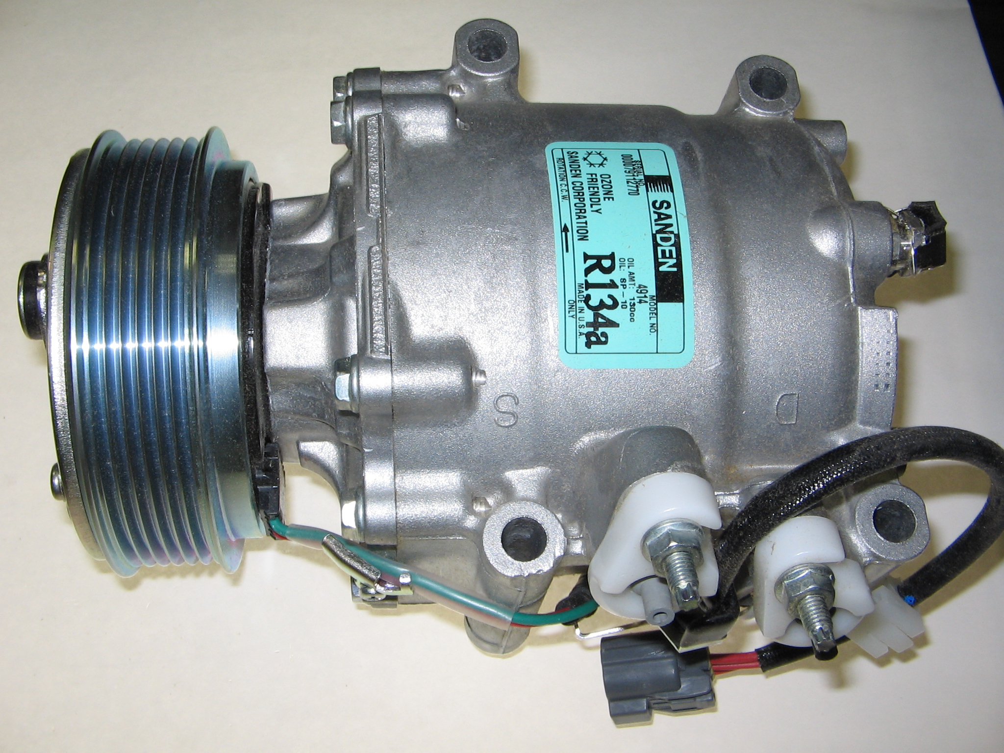 NEW Original Sanden Compressor 4914 (1101318) - AC Parts Warehouse