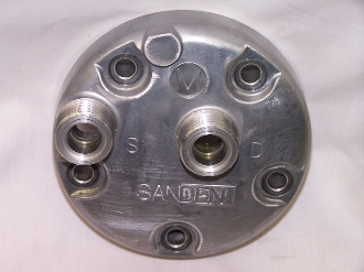 Sanden Rear Head "M" SD508, 5H14 (1241060) - AC Parts for Auto, Truck ...