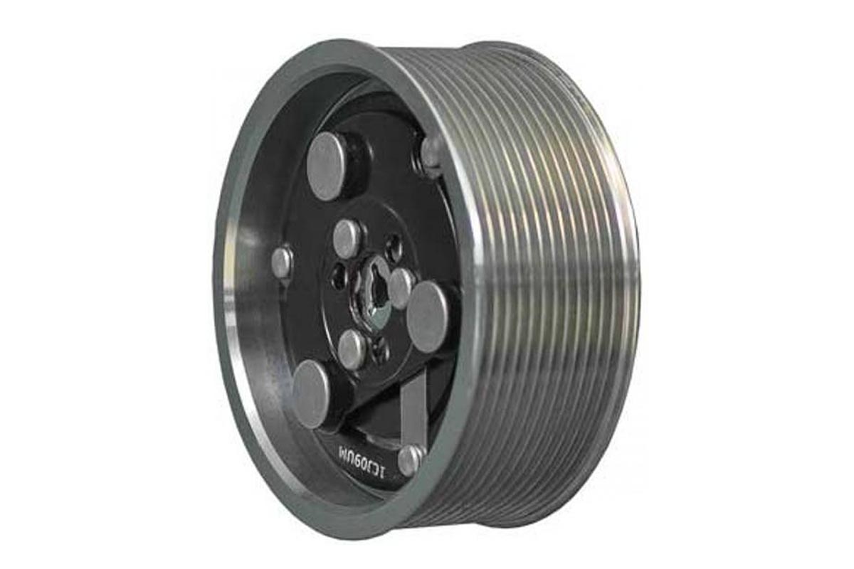 NEW Sanden Clutch SD7H15 12 Grooves 12V with 2 Wire Metripack - Keyed ...