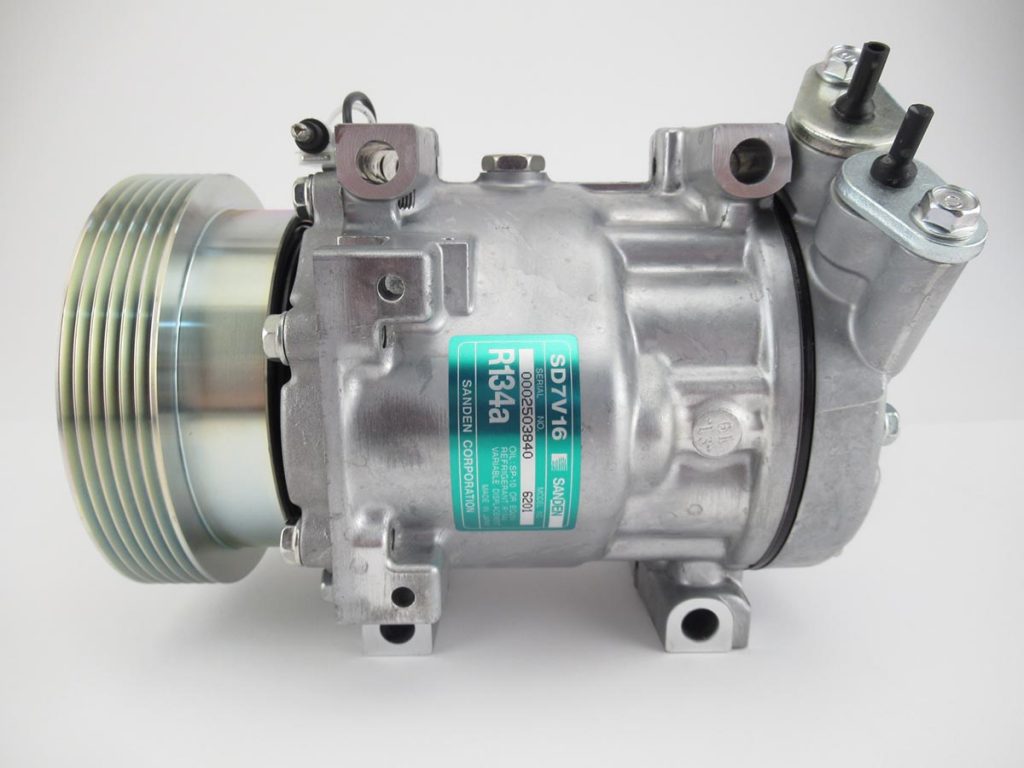 NEW Original Sanden Compressor 6201 (1101346) - AC Parts for Auto ...