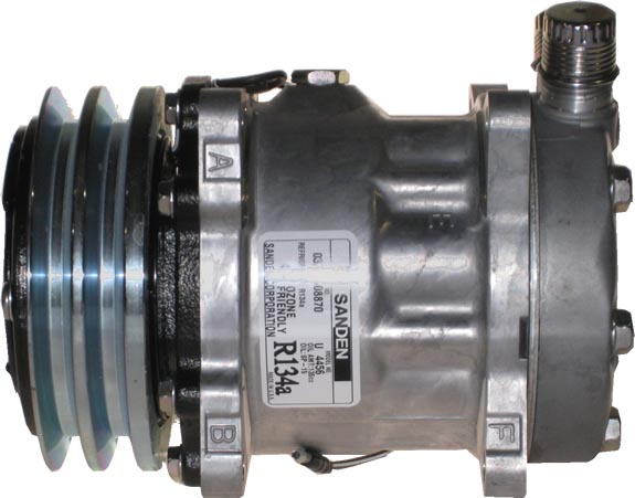 NEW Original Sanden Compressor 4456, 7312 (1101165) - AC Parts for Auto ...