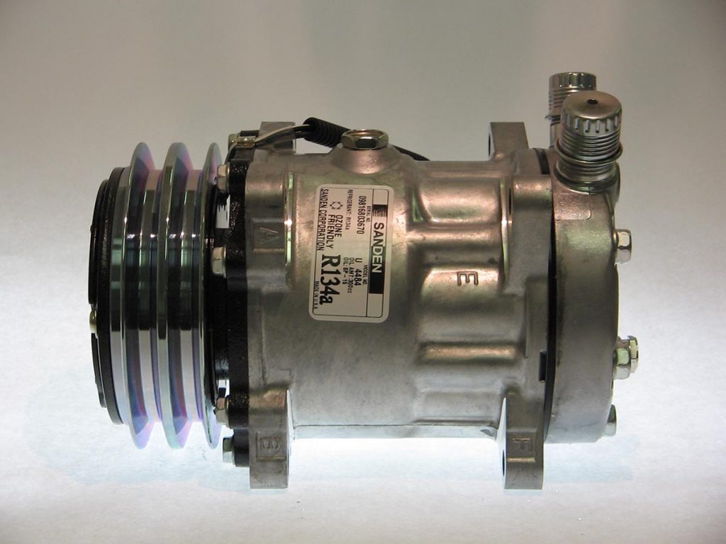NEW Original Sanden Compressor 4484, 4433, 4740 (1101181) - AC Parts ...