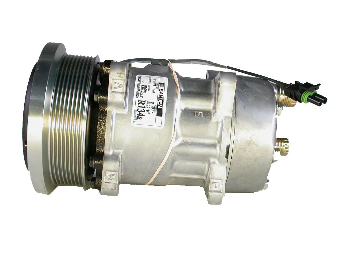 NEW Original Sanden Compressor 4637 (1101221) - AC Parts for Auto ...