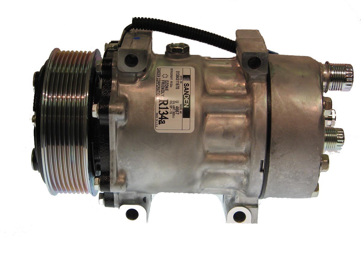 NEW Original Sanden Compressor 4667 (1101236) - AC Parts for Auto ...