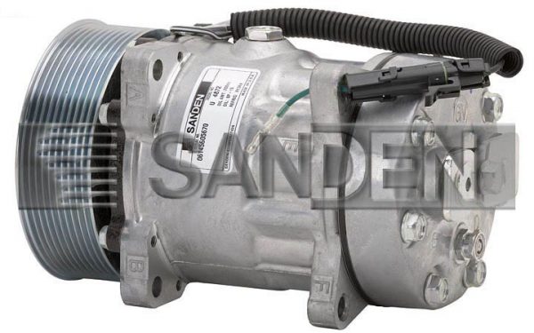 NEW Original Sanden Compressor 4872, 4873 (1101304) - AC Parts for Auto ...