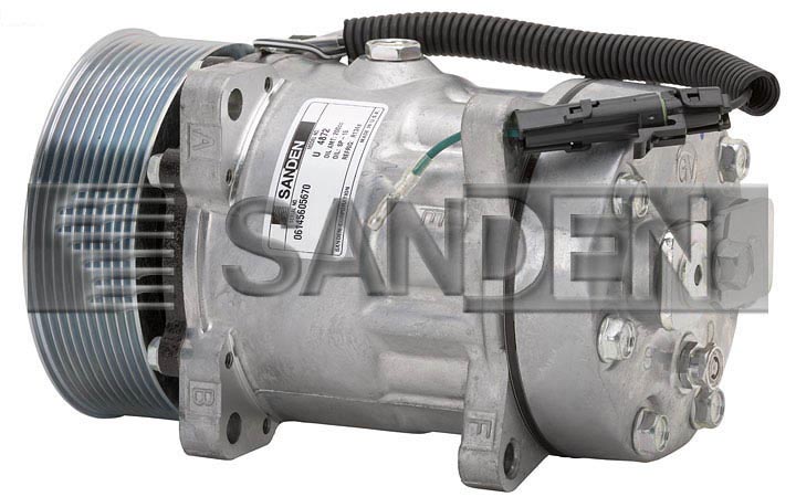 NEW Original Sanden Compressor 4872, 4873 (1101304) - AC Parts for Auto ...