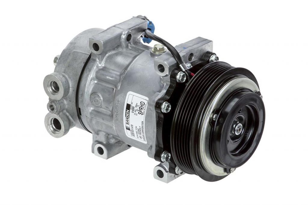 NEW Original Sanden Compressor 4080, 4377, F69-6003-121 Super Heavy ...