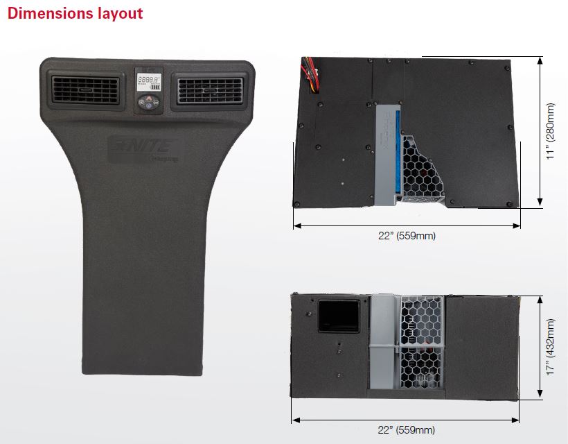 Nite Phoenix No-Idle 12V System (3201000) - AC Parts for Auto, Truck ...