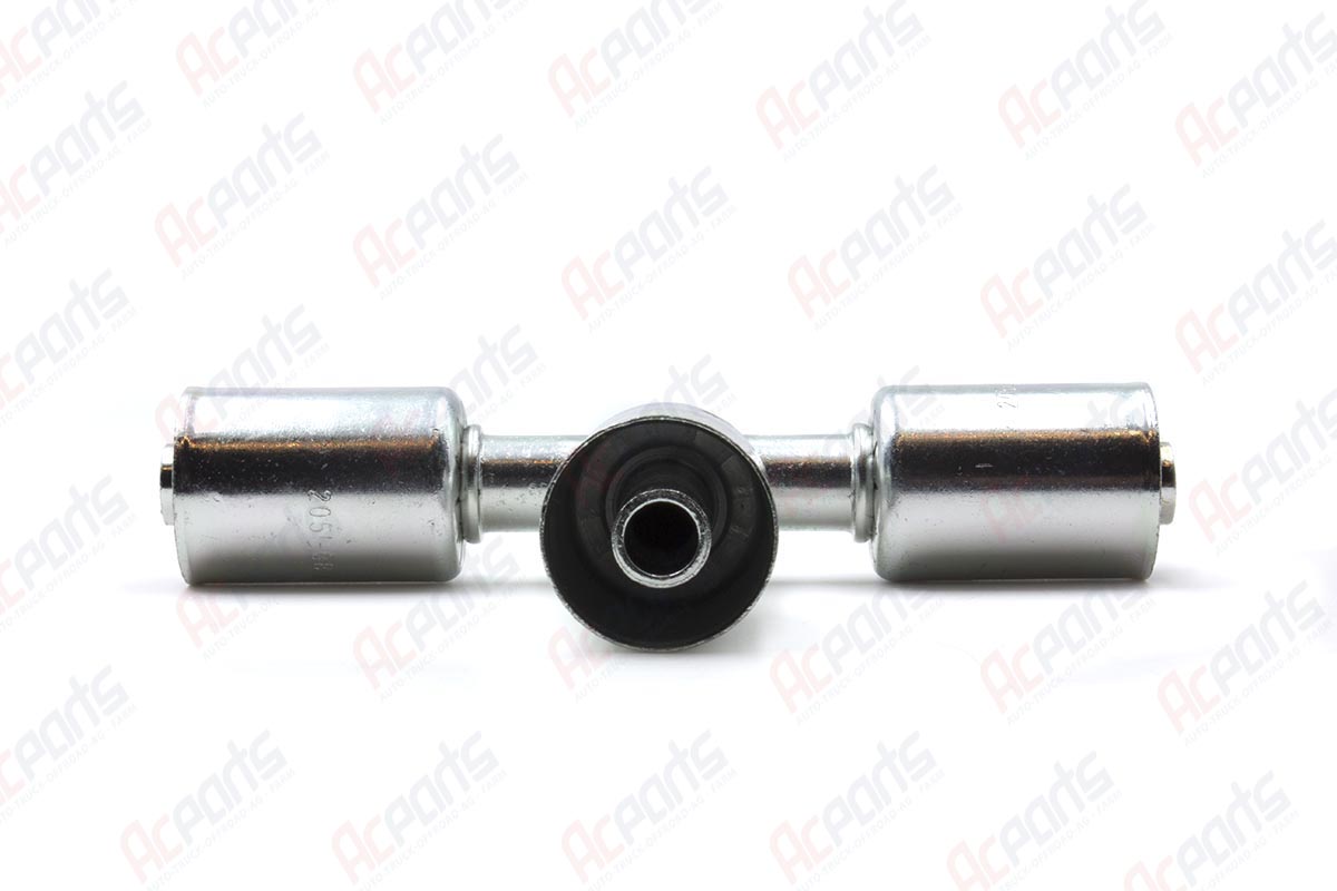 AC Fitting Steel Beadlock T- Splicer 3 Way Beadlock #8 13/32" Hose to ...