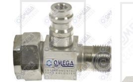 AC Fitting - Steel Universal Inline R134a Charge Port #10 M.O to #10 ...