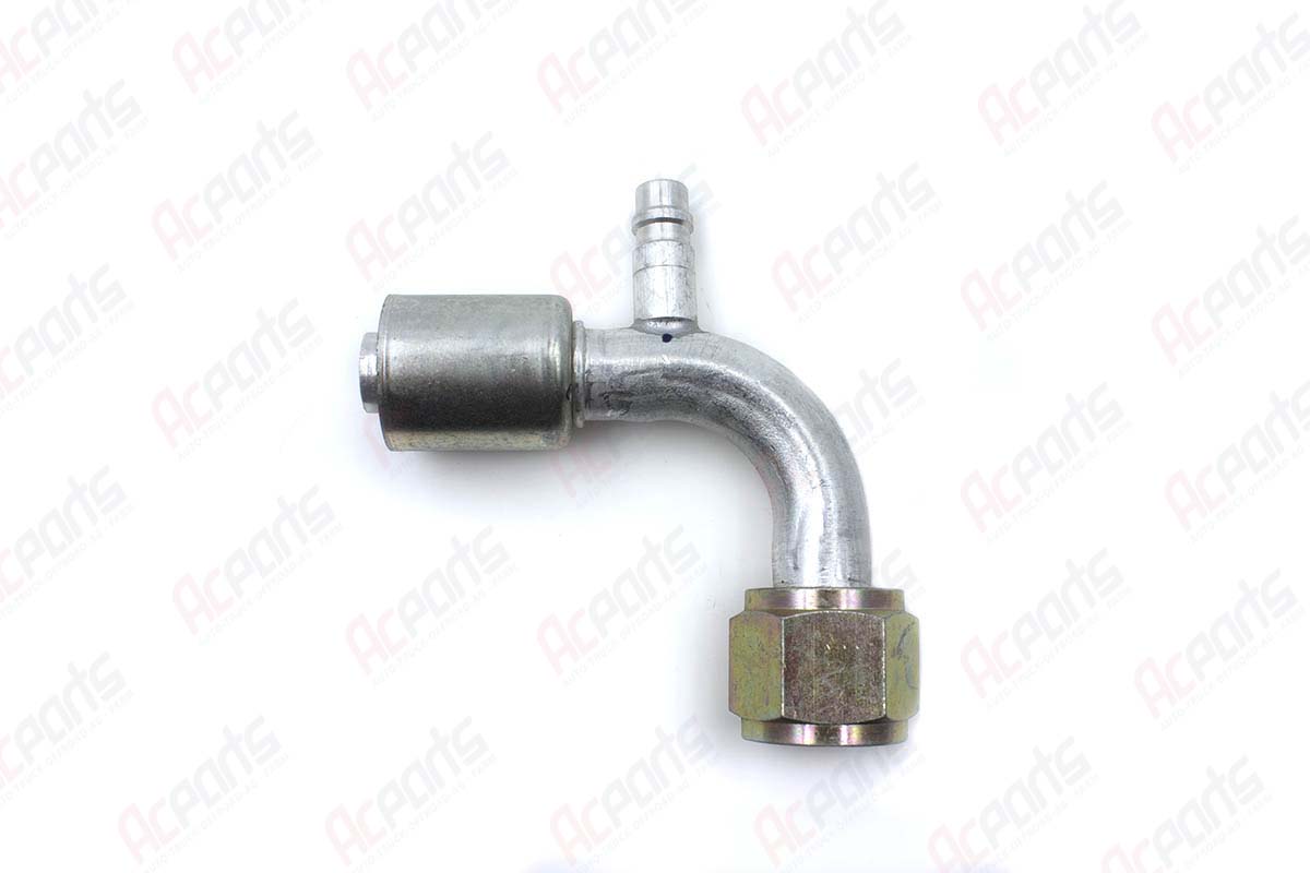 AC Fitting Aluminum Beadlock #12 90 Degree Female O-Ring (FOR) With ...