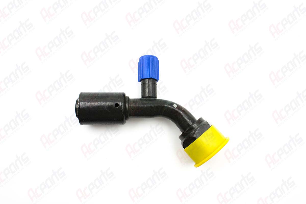 45 DEGREE STEEL REDUCED BEADLOCK FEMALE O-RING (FOR) WITH SERVICE PORT ...