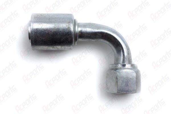 AC Fitting Reduced Steel Beadlock 90 Degree #10 Female O-Ring (FMO) x ...