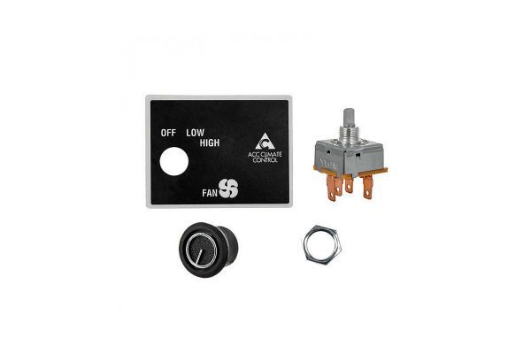 Rotary Style Blower Switch 4-Terminals 12V/24V (2601064) - AC Parts for ...