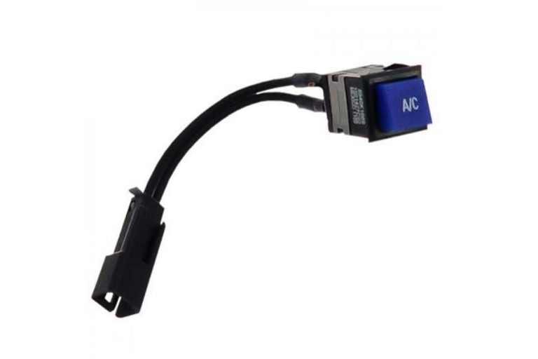 Switch A/C , Push Button Illuminated, 2 wire, 12v, 1239, Navistar ...