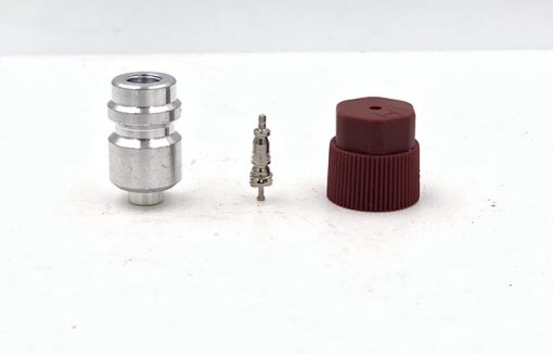 SERVICE PORT R134A WELD ON HIGH SIDE (16MM) w/VLV CORE ALUMINIUM ...